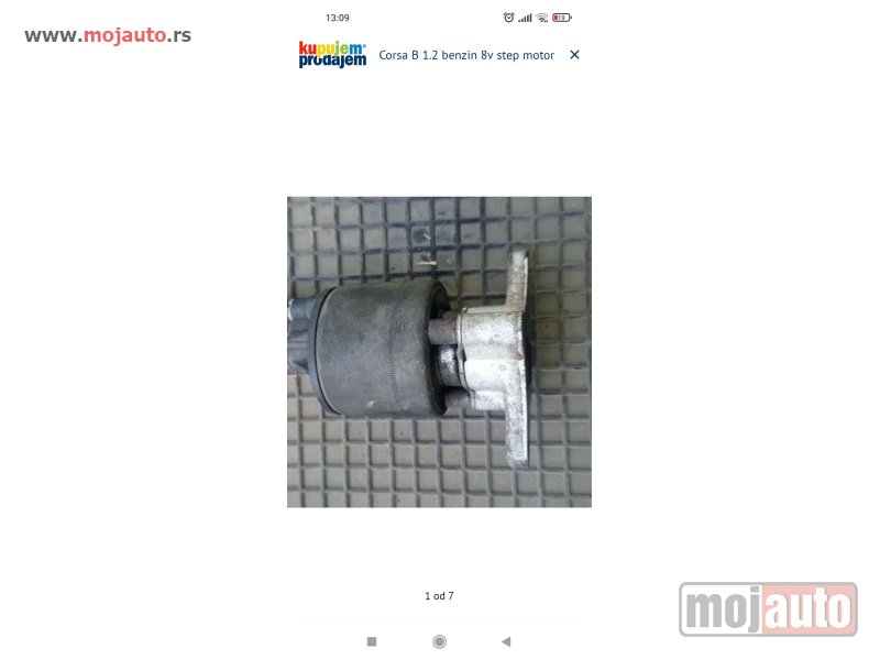 Corsa B 1.2 benzin step motor