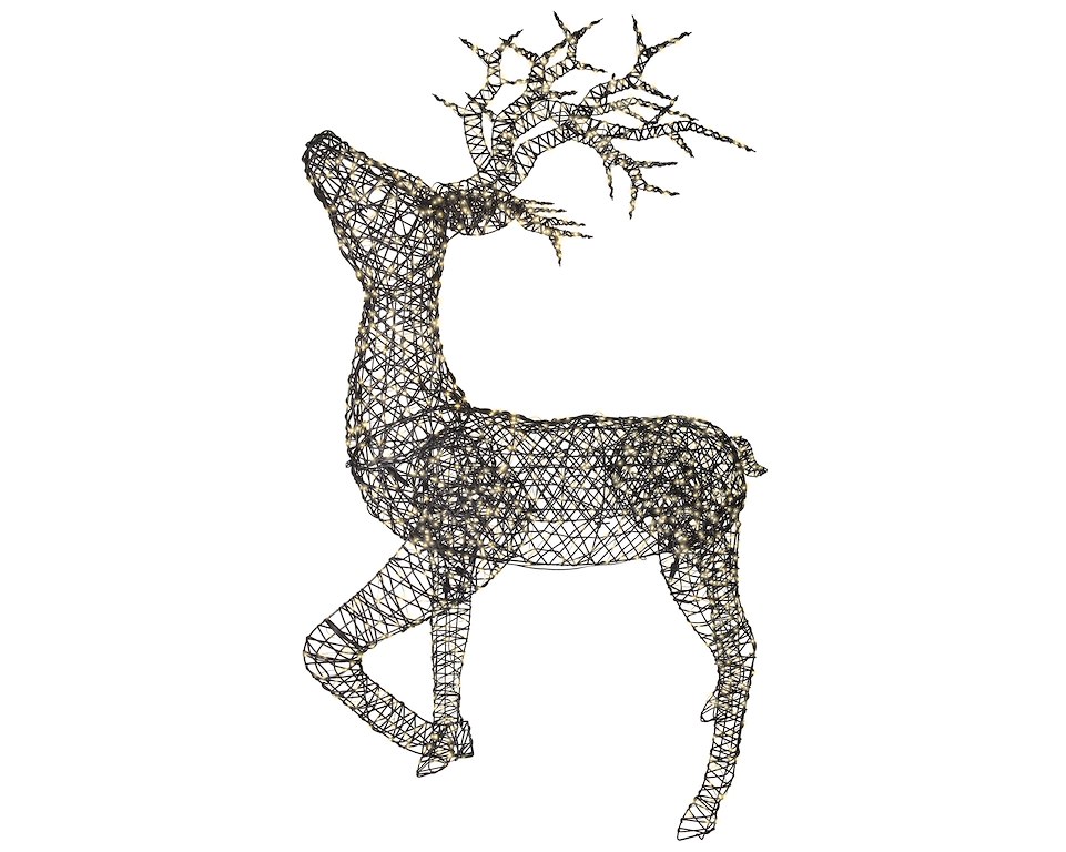 NG dekoracija - LED REINDEER 200cm 490590 - Brown - KMG