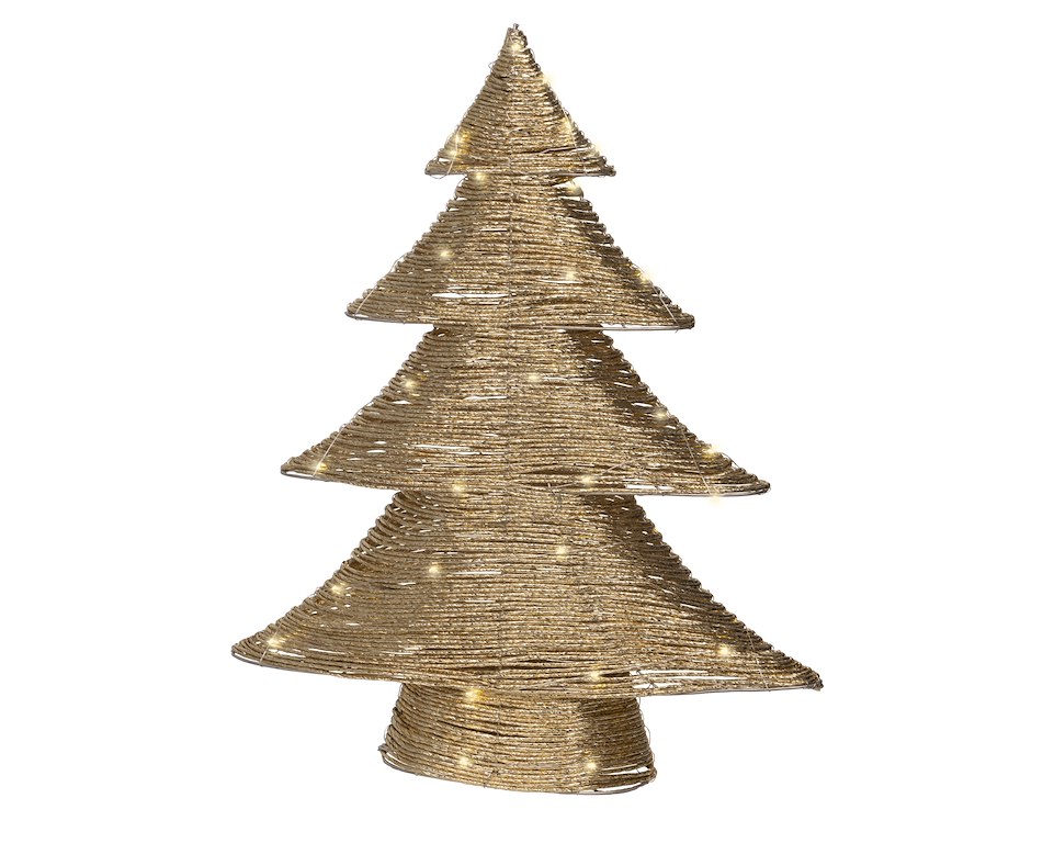 NG dekoracija - LED TREE 60cm 489383 - Gold - KMG