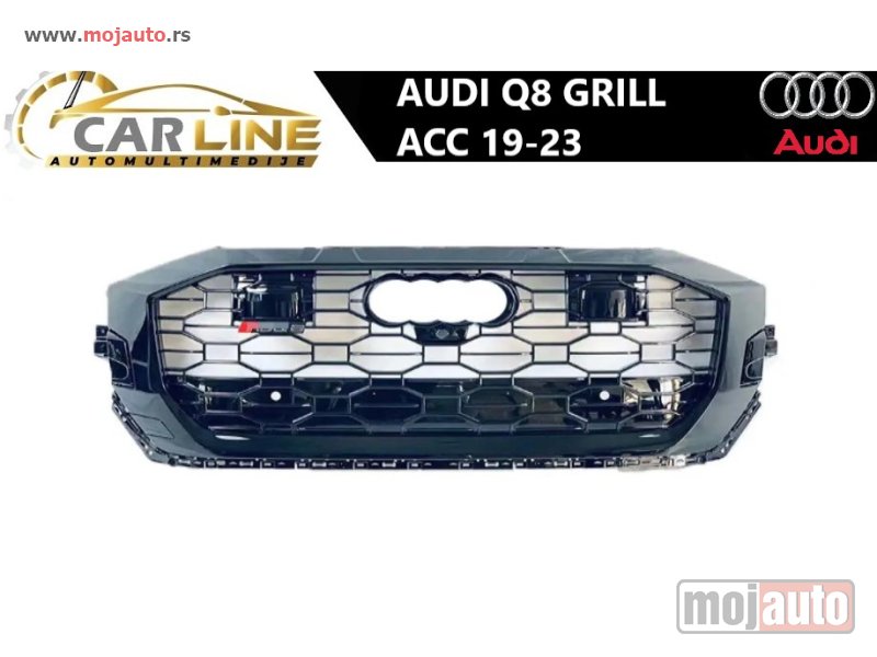 AUDI Q8 PREDNJI GRILL ACC 19-23