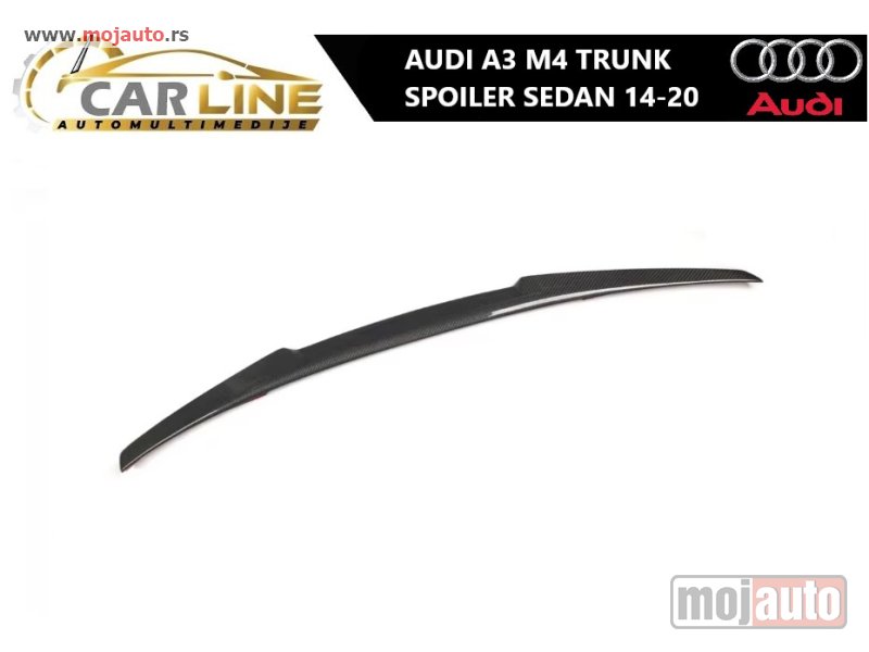 AUDI A3 M4 SEDAN SPOILER 14-20