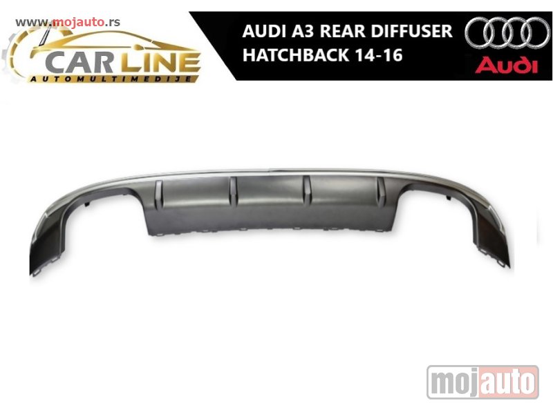 AUDI A3 ZADNJI DIFUZOR HATCBACK 14-16