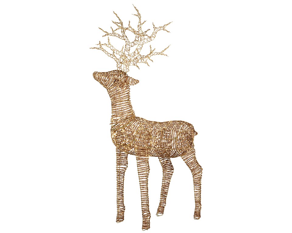 NG dekoracija - LED REINDEER 180cm 493685 - Natural - KMG