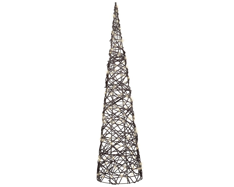NG dekoracija - LED CONE 90cm 493589 - Dark brown - KMG