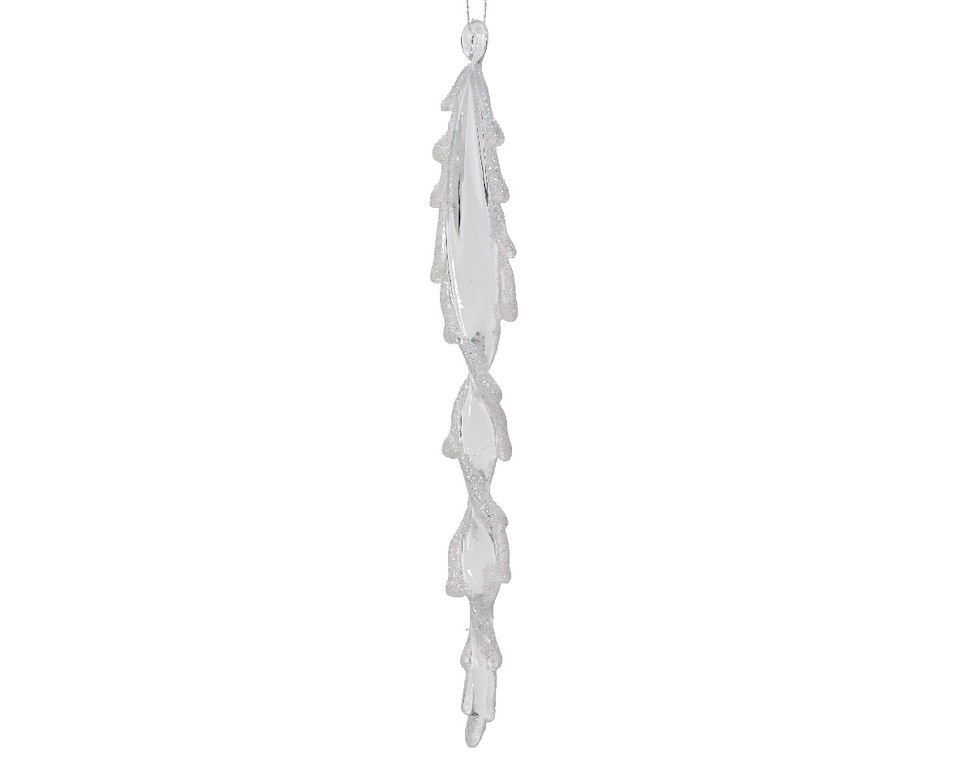 NG dekoracija - HANGING ICICLE 23cm 529958 - Transparent - KMG