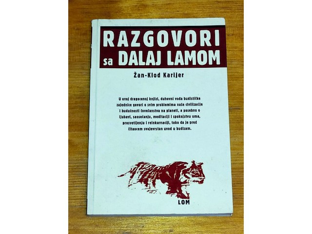 RAZGOVORI SA DALAJ LAMOM - Žan-Klod Karijer