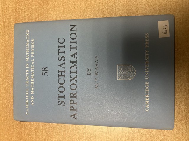 stohastic approximation m.t.easan