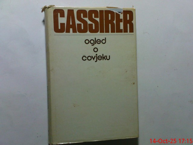 CASSIRER -  OGLED O COVJEKU