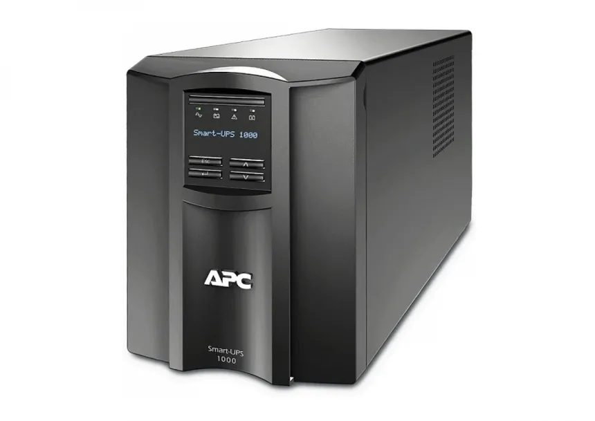 APC Smart-UPS 1000VA, Line Interactive, Sine Wave, Tower, 1000VA/700W, 230V, AVR, 8x IEC C13, Battery Pack 11Ah (RBC6), SmartConnect Port + SmartSlot, Interface Ports USB and Serial (RJ45), LCD