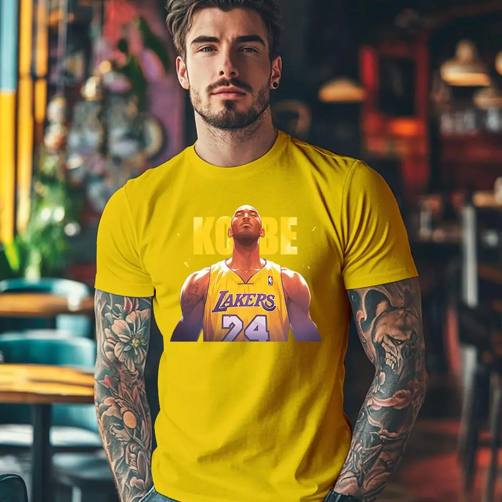 Camiseta Majica sa štampanim printom Cam 456, Muška, Zlatne boje