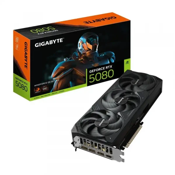 Grafička karta Gigabyte GeForce RTX 5080 Windfoce GV-N5080WF3OC-16GD 16GB GDDR7 256bit 3xDPHDMI
