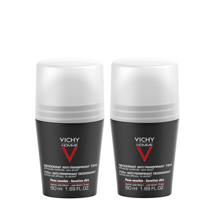 Vichy H Deo Roll on 72h duopak