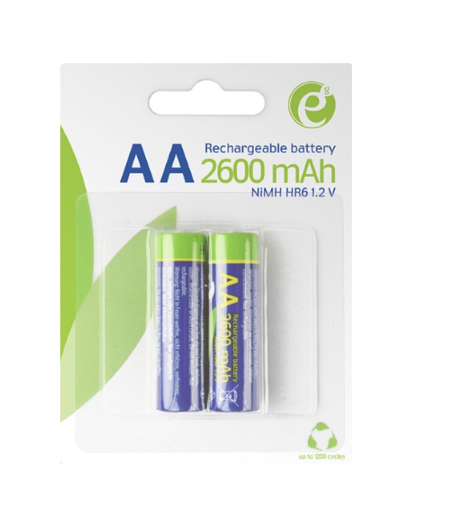 Baterija punjiva NiMh AA 1.2V 2600mAh ENERGENIE blister 2/1