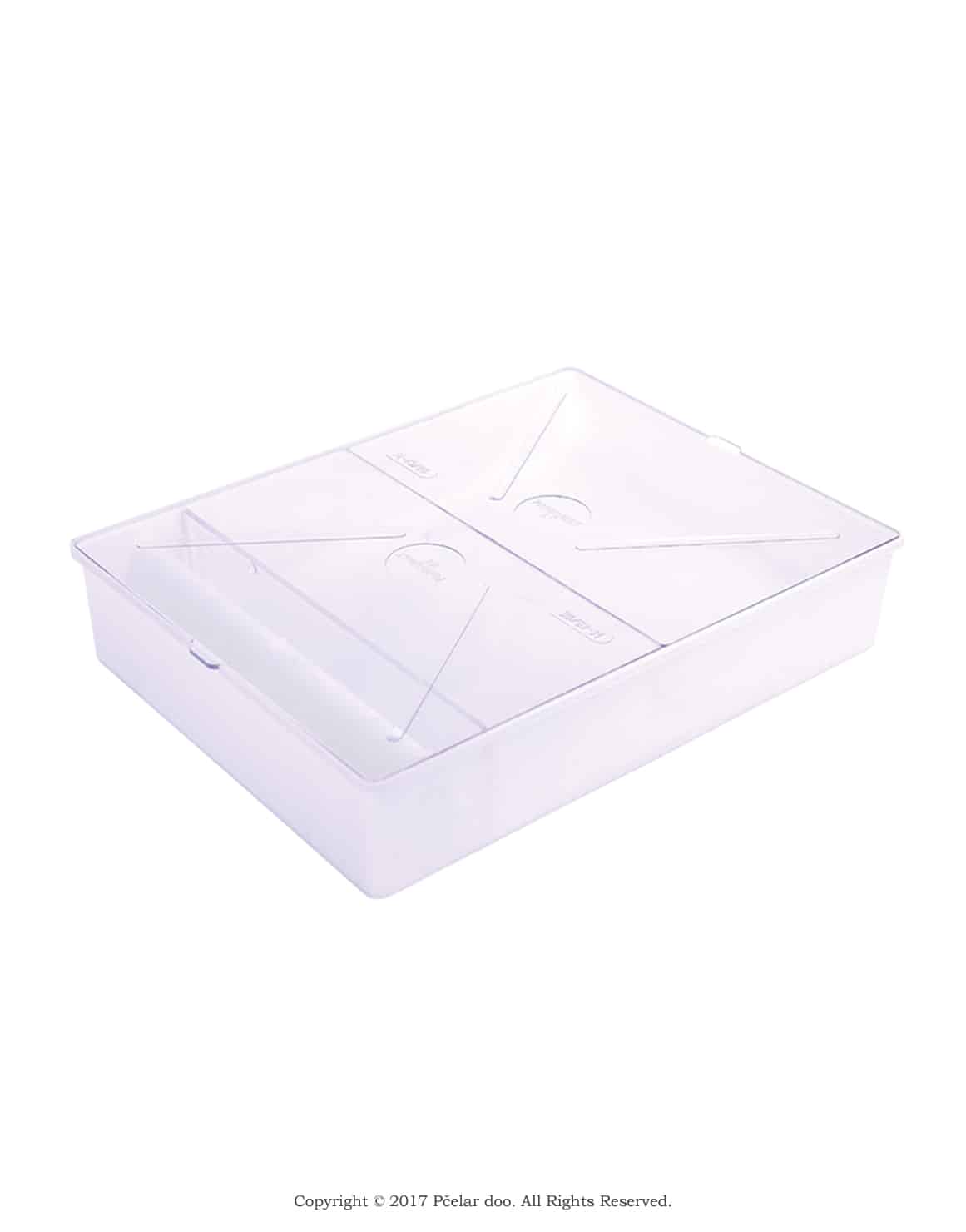 31030 - Hranilica 3kg četvrtasta, plastična