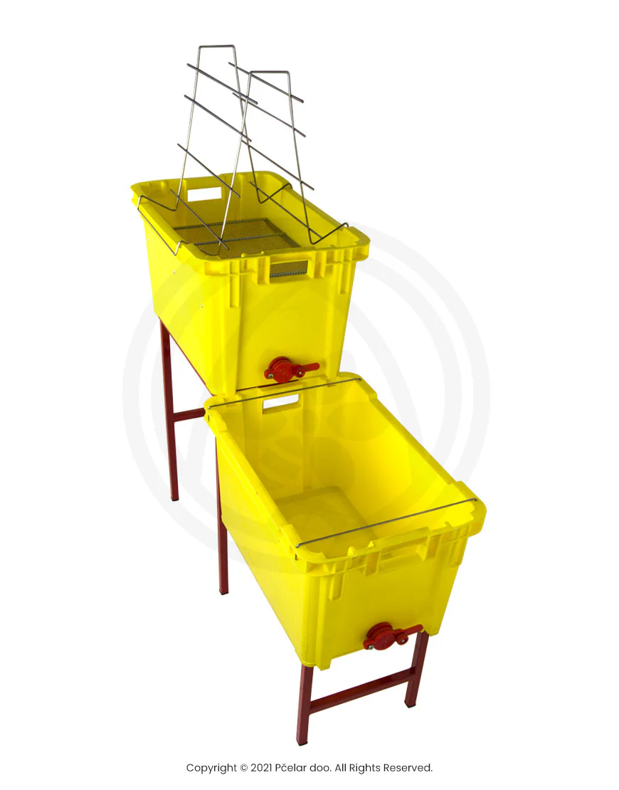 51200 - Set kada za otklapanje za 10 ramova, plastična sa metalnim postoljem