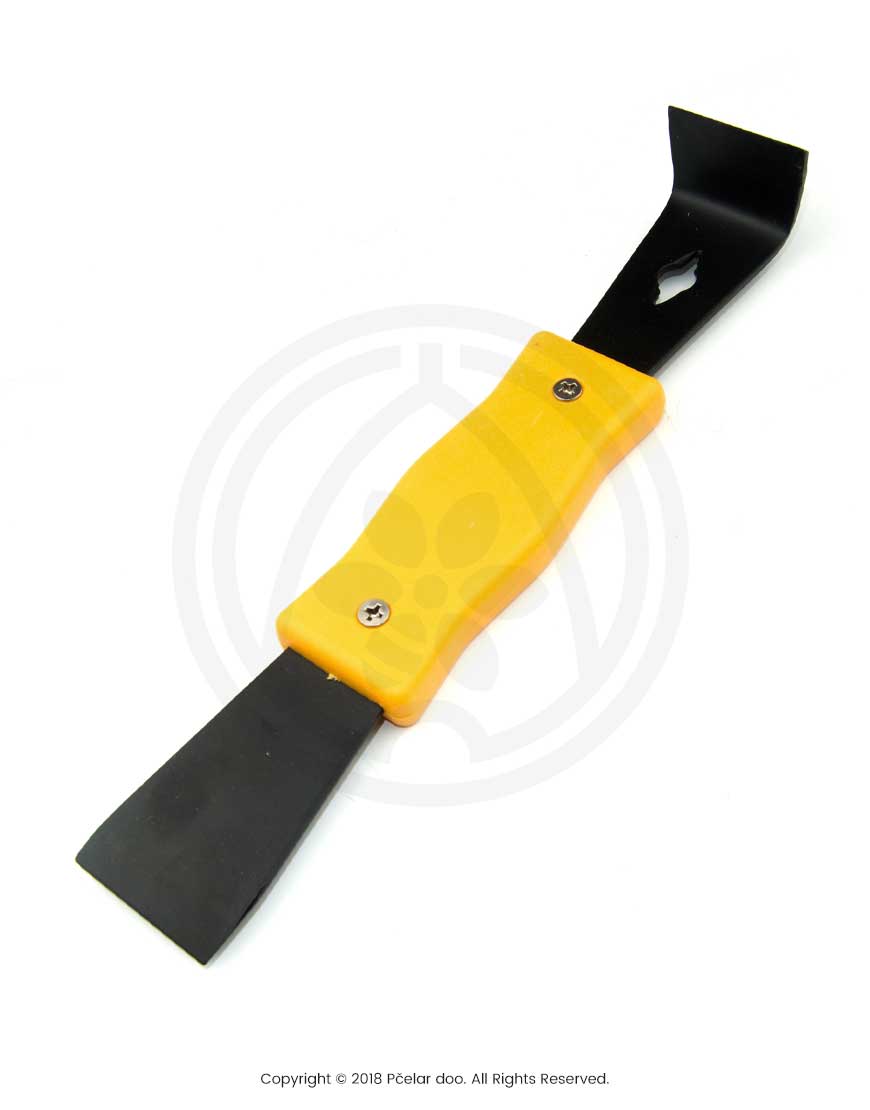 72120 - Pčelarski nož, američki, žuti plastični rukohvat, VIO