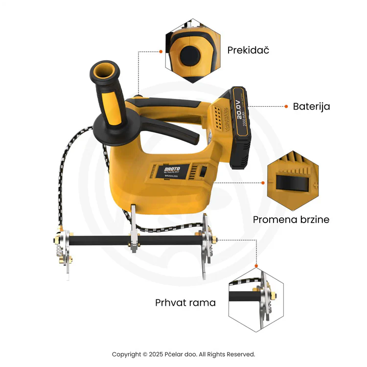73550 - Stresač za pčele elektični, BEE