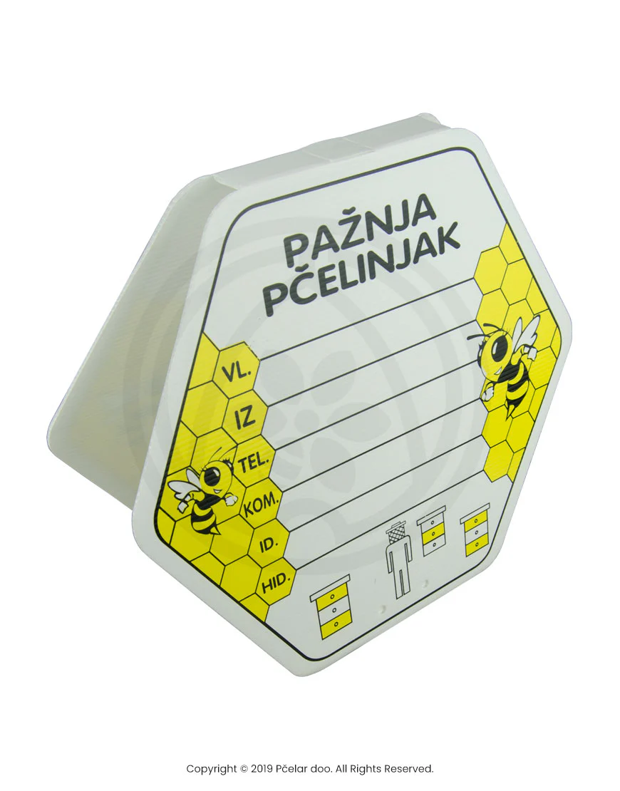 77013 - Tabla za obeležavanje pcelinjaka, dve strane