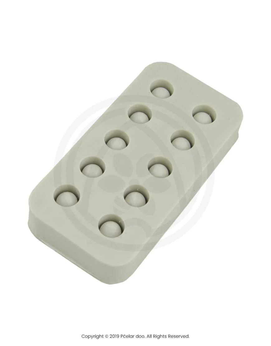 130432 - Silikonski kalup za izlivanje 10 matičnjaka BEE
