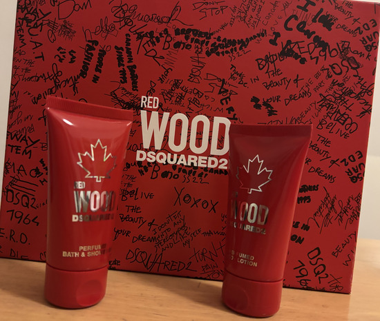Dsquared2 red wood body lotion i green wood gel