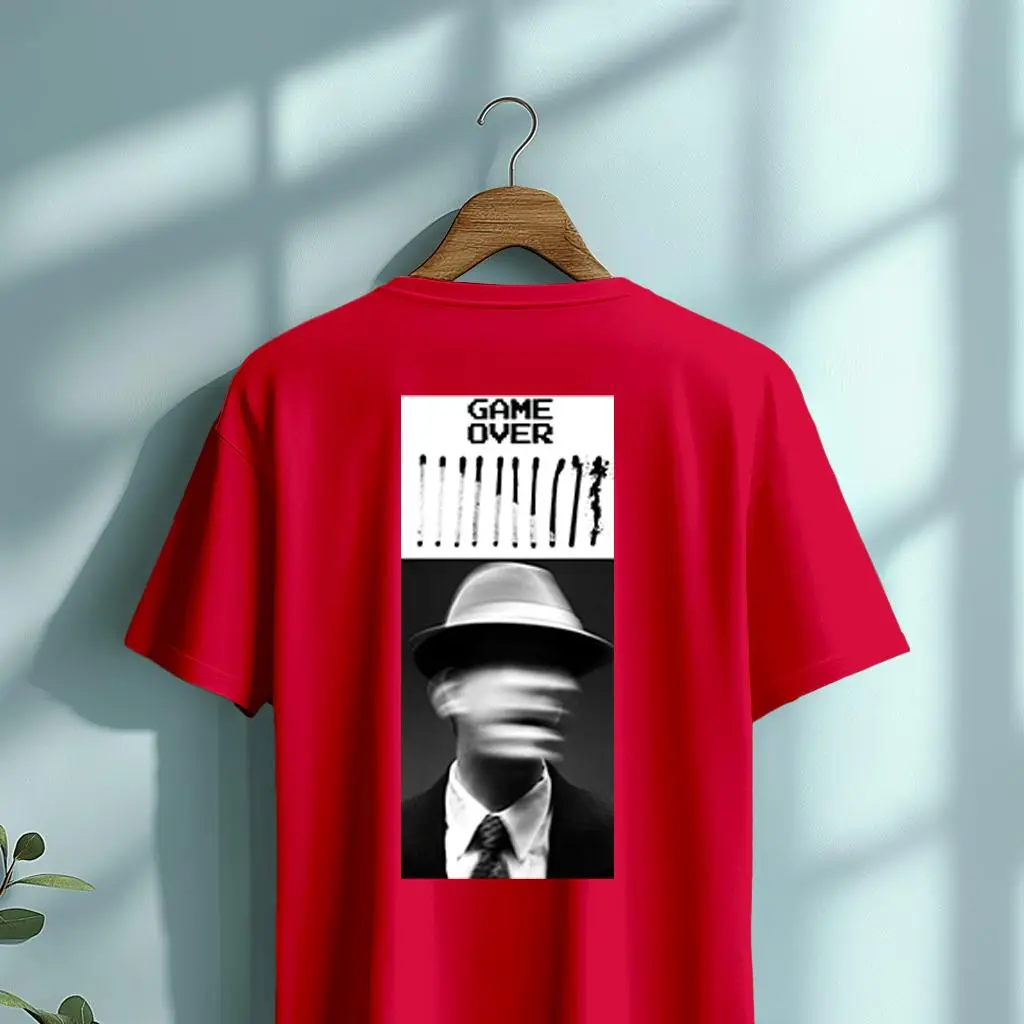 Camiseta Majica sa štampanim printom Frost 1, Unisex, Crvena