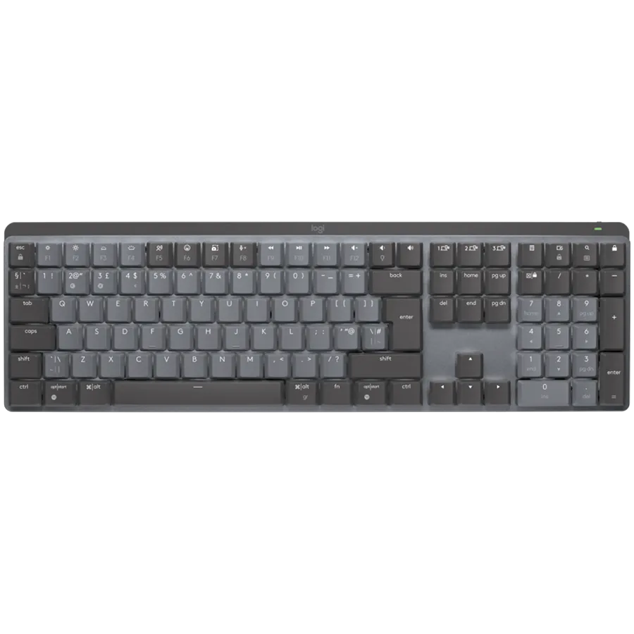 LOGITECH MX Mechanical Bluetooth Illuminated Keyboard - GRAPHITE - US INT'L - CLICKY
