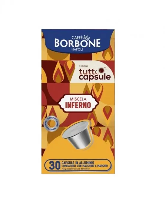 Borbone INFERNO alu caps. – Komp. sa nespresso aparatima 30/1