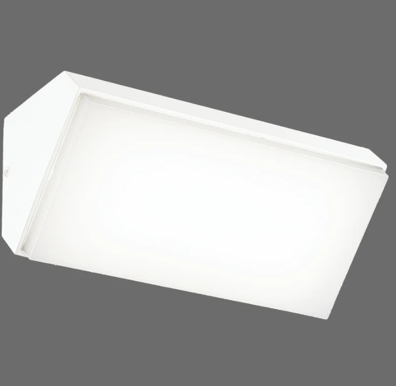 Mantra Solden Fasadna lampa bela led 9W 3000K visina 18cm