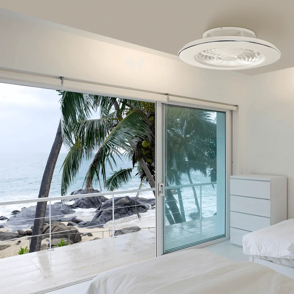 Mantra Alisio Ventilator bela led 70W 4000K dimabilni