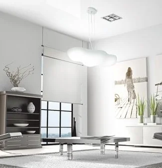 Mantra Eos Visilica bela 4xE27 20W širina 50cm