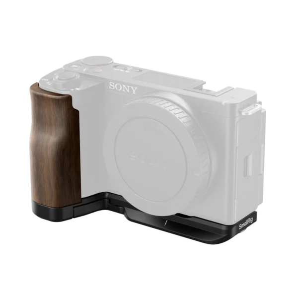 SmallRig 4864 L-Shape Mount Plate with Wooden Handle Sony ZV-E10 II