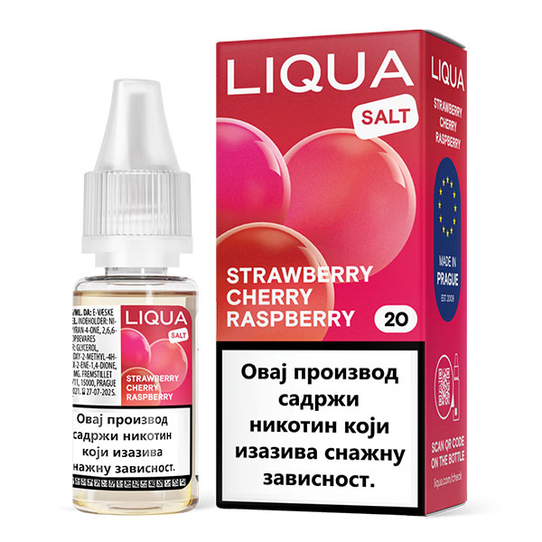 Liqua Salt Strawberry Cherry Raspberry 10ml