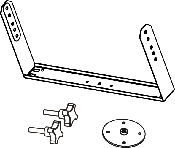 KV2 Audio horizontalni nosač za EX26