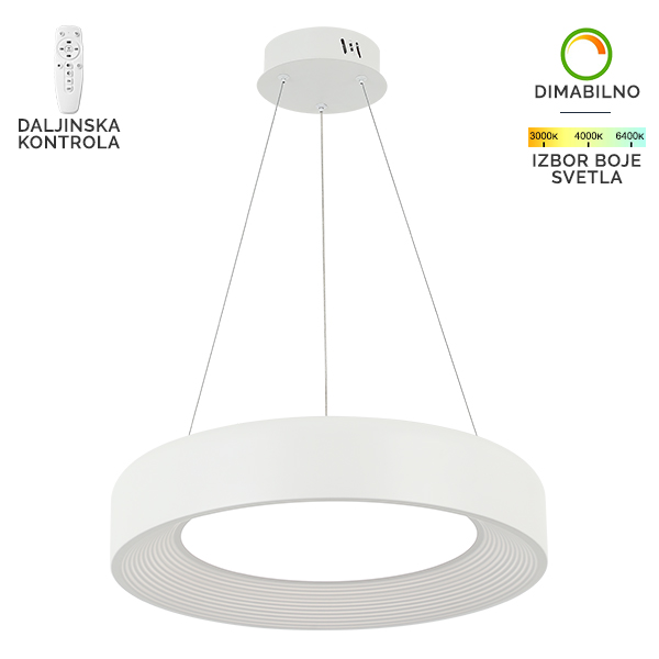 LED viseća lampa F2096-67V WH