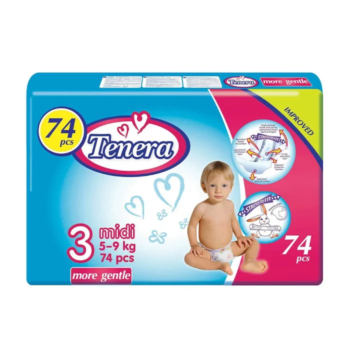 Tenera pelene 3 midi 5-9kg 74pcs