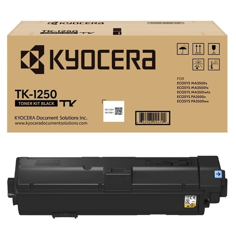 Toner originalni TK-1250 (1T0C3H0NL0) za Kyocera ECOSYS MA3500x/ MA3500fx/ PA3500x/ PA3500wx/ PA3500wfx 3k