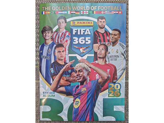 Album za sličice: The Golden World of Football 2026