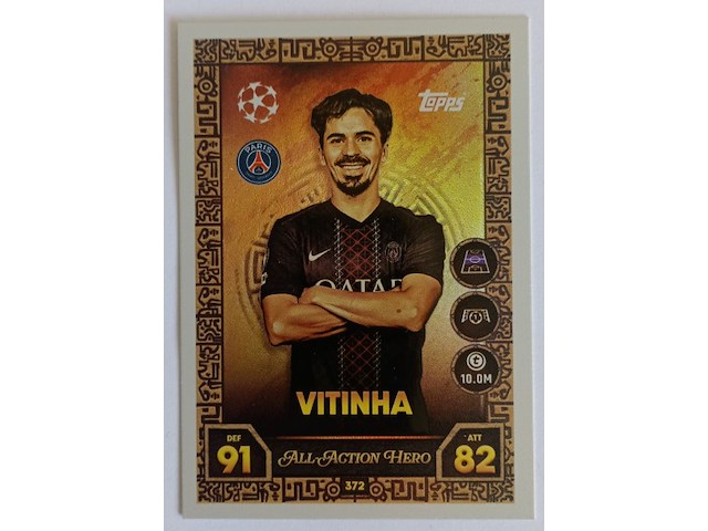 2025/26 Match Attax UCC Vitinha All Action Hero