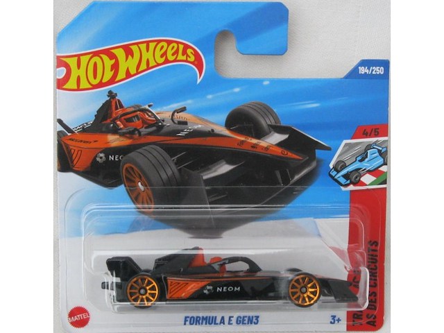 hot wheels formula E gen3