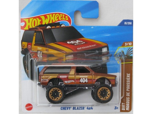 hot wheels chevrolet blazer 4x4
