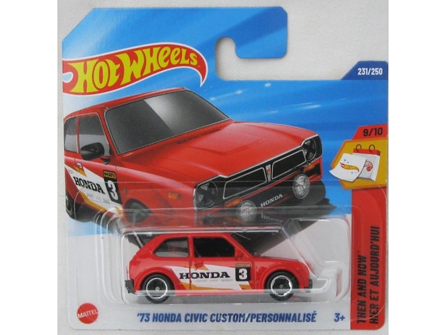 hot wheels honda civic `73