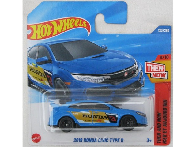 hot wheels honda civic `18 type R
