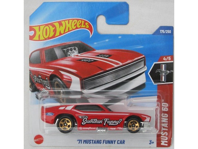 hot wheels ford mustang `71 funny car