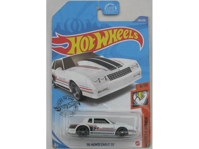 hot wheels chevrolet monte carlo `86