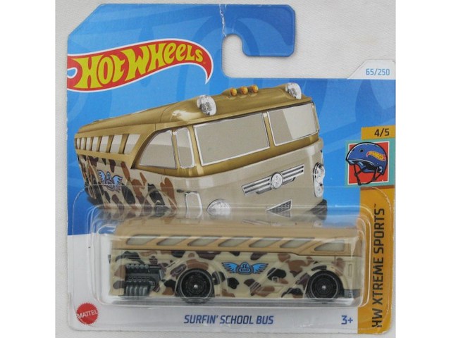 hot wheels surfin` school bus