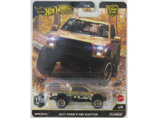 hot wheels ford F150 raptor `17