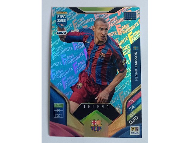 2026 FIFA 365 Adrenalyn XL Larsson FF Blue Parallel