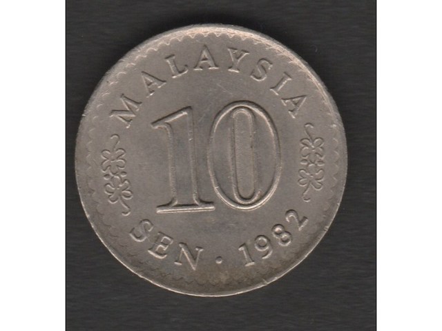 10 Sen - 1982 - Malezija, Malaysia