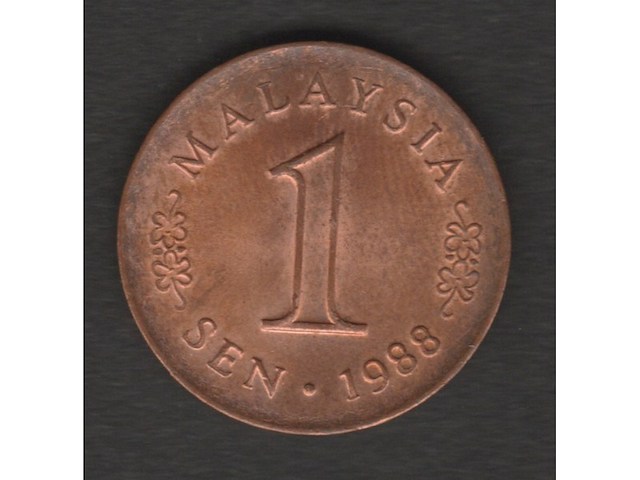 1 Sen - 1988 - Malezija, Malaysia