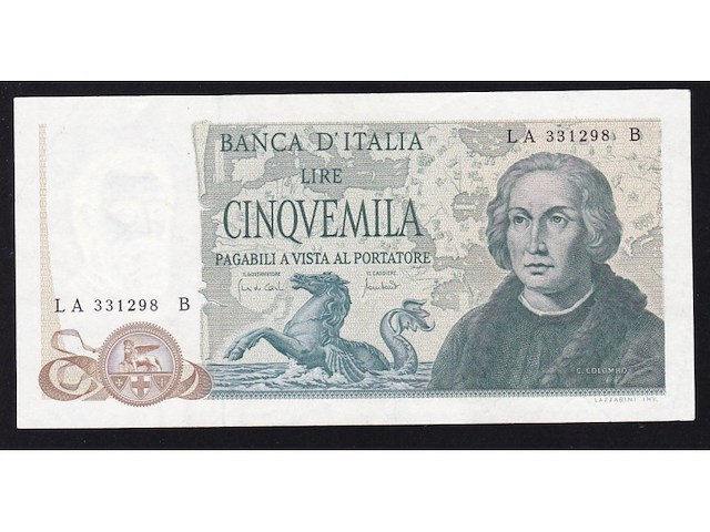 ITALIJA --- 5000 LIRE 1971 --- VF/XF --- LEPA ---